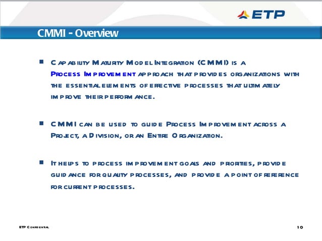 CMMi level 3 presentation | PPT