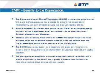 CMMi level 3 presentation | PPT