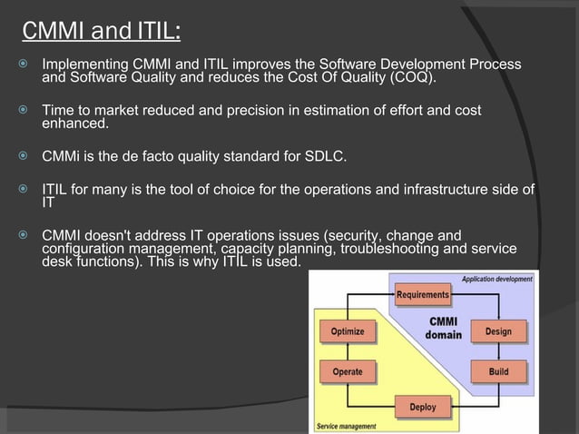 CMMi & IT Governance | PPT | Business Accounting & Finance | Business