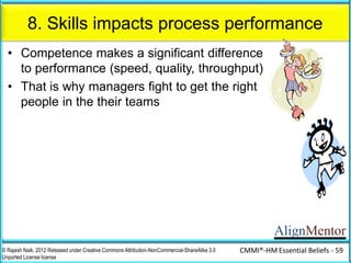 CMMI Explored - HM’s Fourteen: Essential Beliefs for Effective High Maturity Implementation | PDF