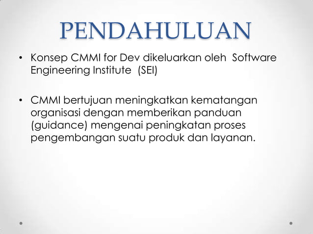 Cmmi maturity | PPT