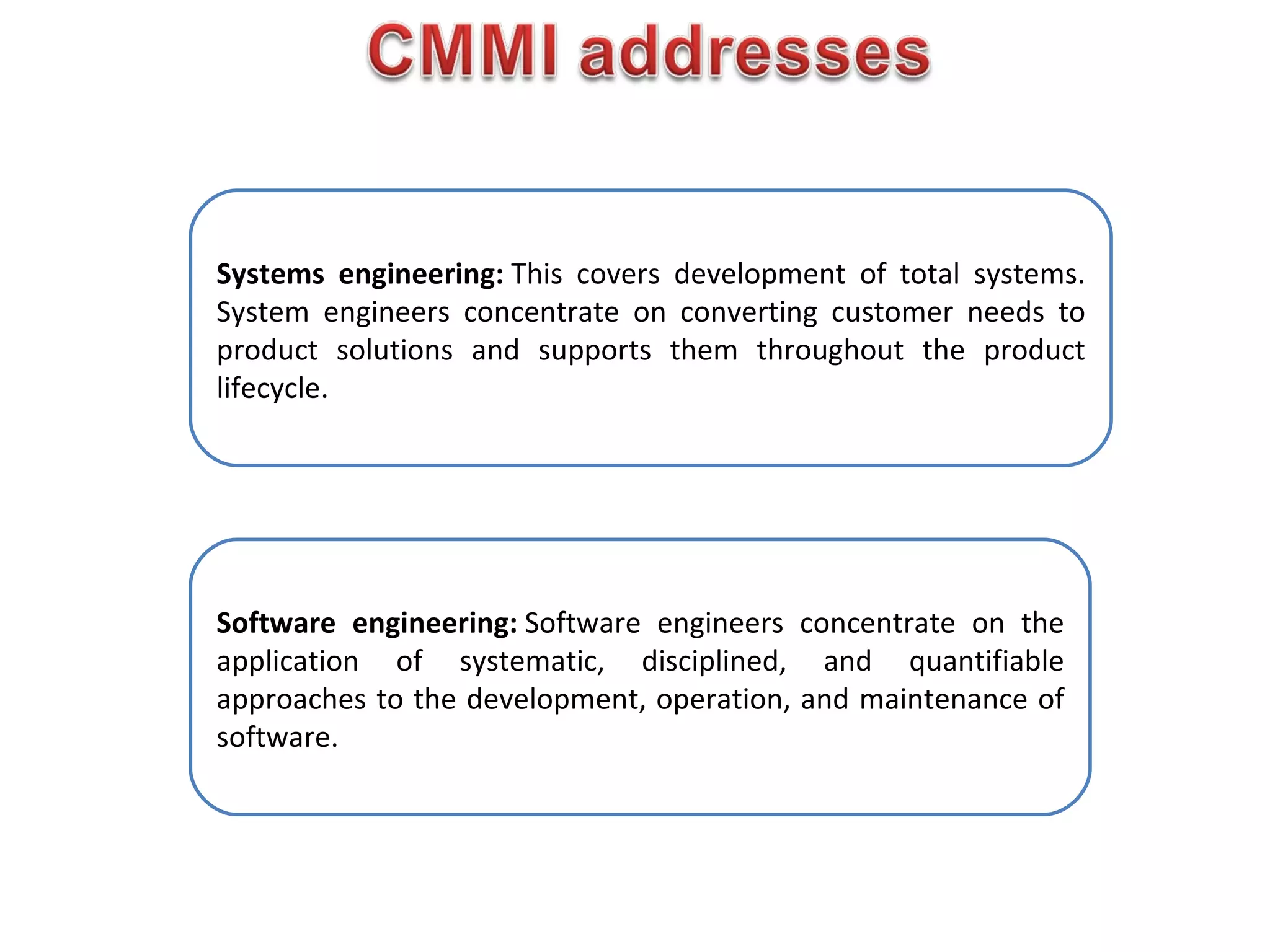 Cmmi real | PPT