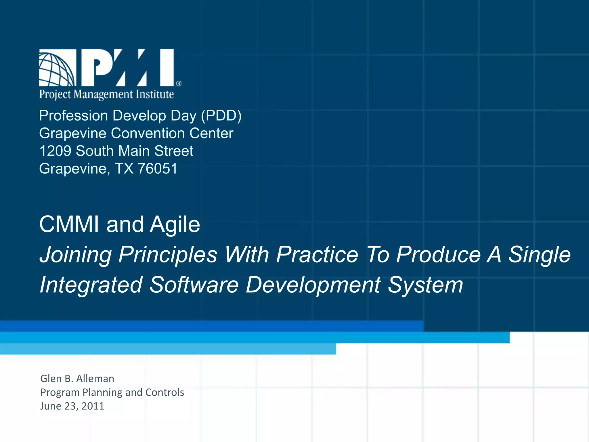 CMMI and Agile | PPT