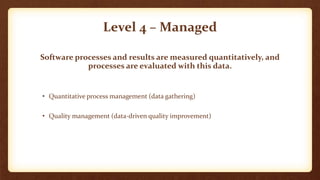 Cmmi and its level | PPT