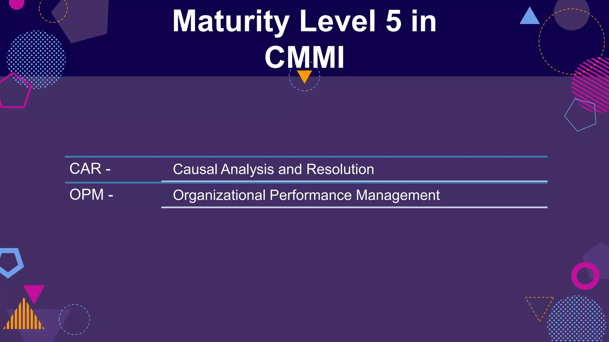 CMMI Certification (Level 1-5) | PPTX