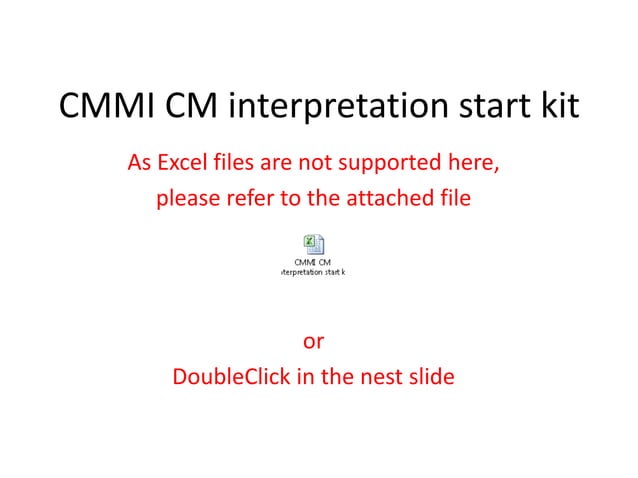 Cmmi configuration management interpretation kit | PPTX | Technology ...