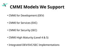 CMMI Consulting & Implementation Services.pptx