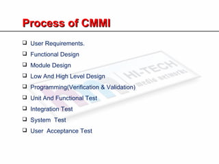 A Simple Introduction To CMMI For Beginer | PPT