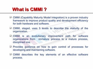 Getting Started With CMMi level 3 | PPT