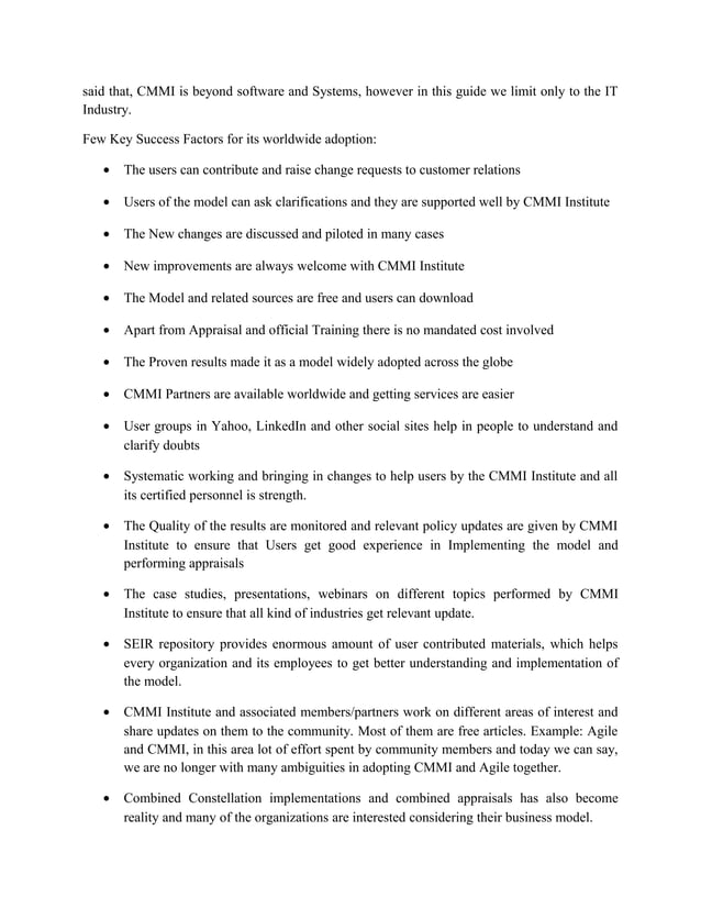 CMMI Implementation Guide | DOC | Business Utilities | Business