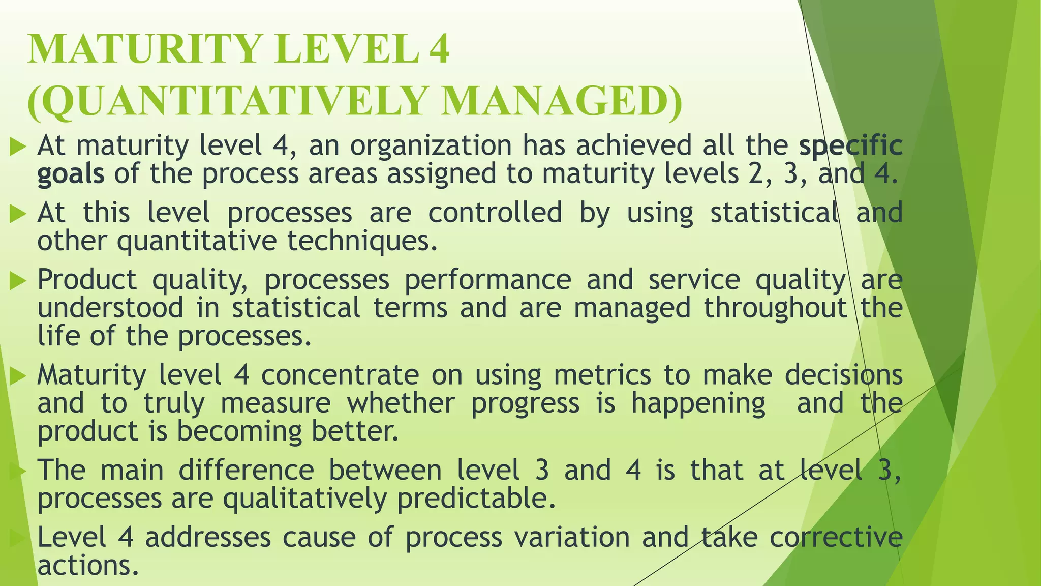 Capability Maturity Model Integration Cmmi Ppt