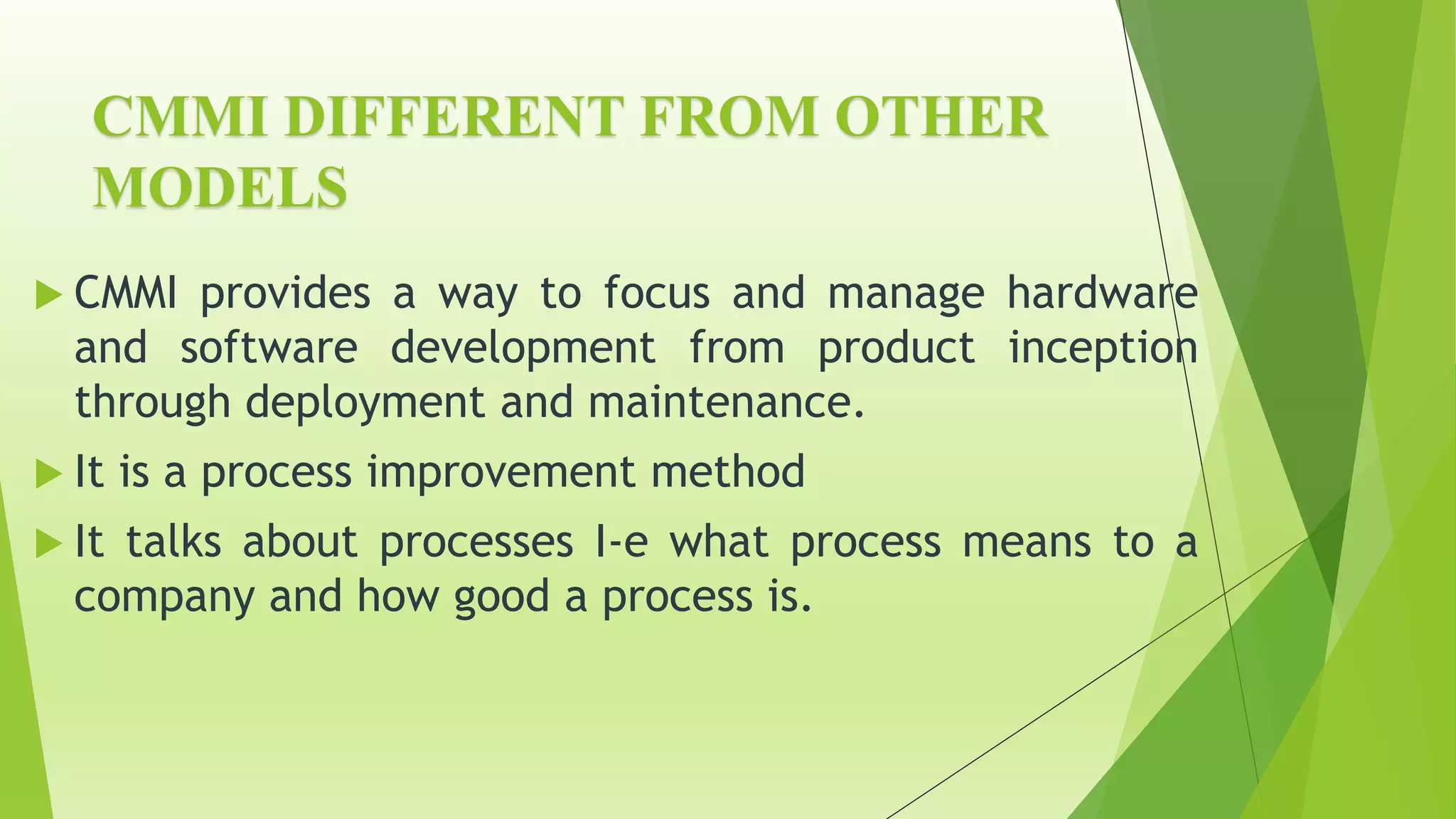 Capability Maturity Model Integration (CMMI) | PPTX