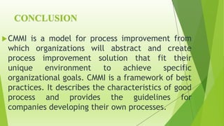 Capability Maturity Model Integration (CMMI) | PPTX