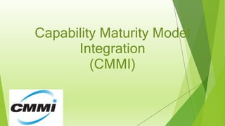 Capability Maturity Model Integration Ppt