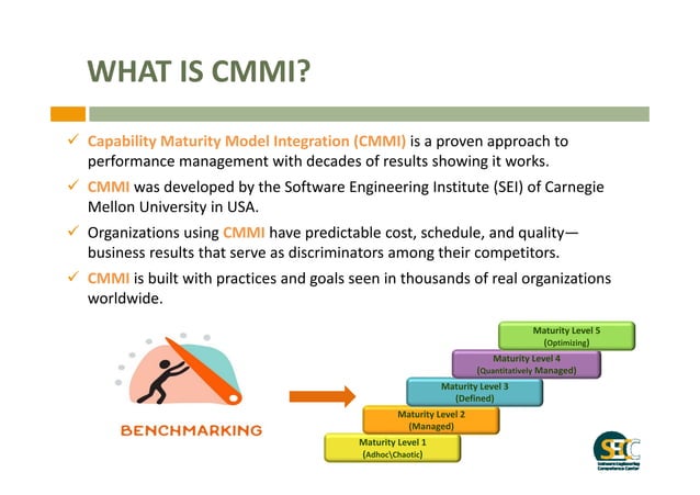 CMMI services presentation -SECC | PDF
