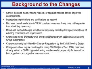 Changes in CMMI-DEV and SCAMPI-A v1.3 - An Implementation Perspective | PDF