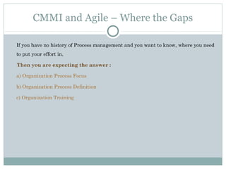 Cmmi with Agile - Demystified | PPT