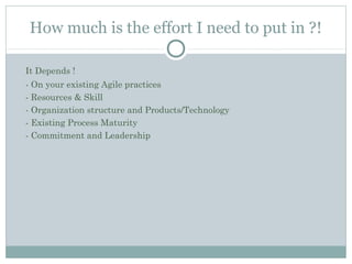 Cmmi with Agile - Demystified | PPT