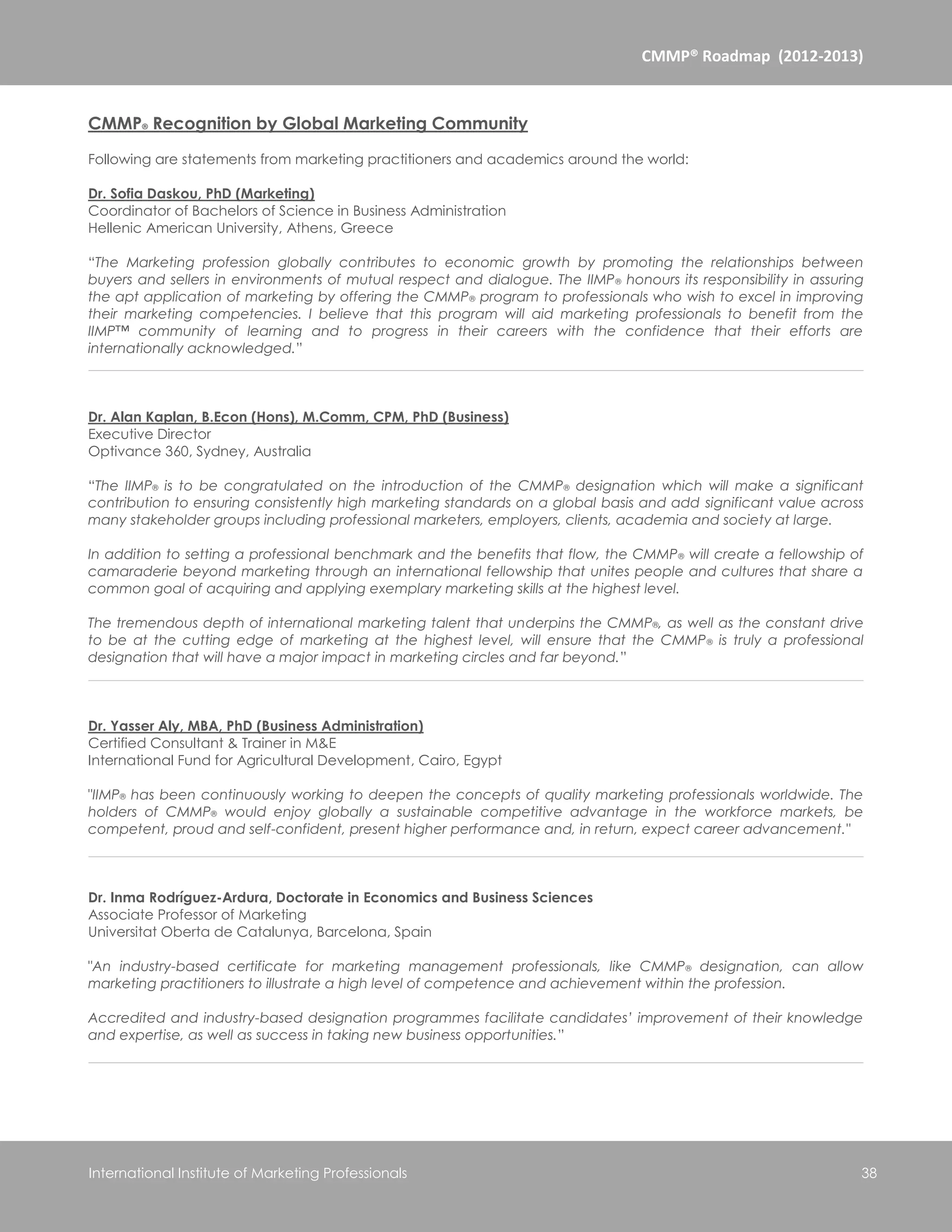 CERTIFIED MARKETING MANAGEMENT PROFESSIONAL | PDF