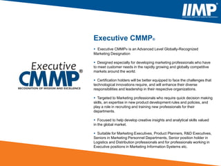CMMP Designations | PPTX | Business Administration | Business