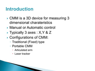 Cmm ppt | PPTX