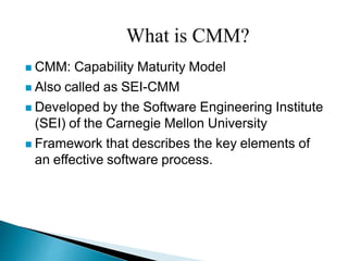 Capability Maturity Model | PPTX