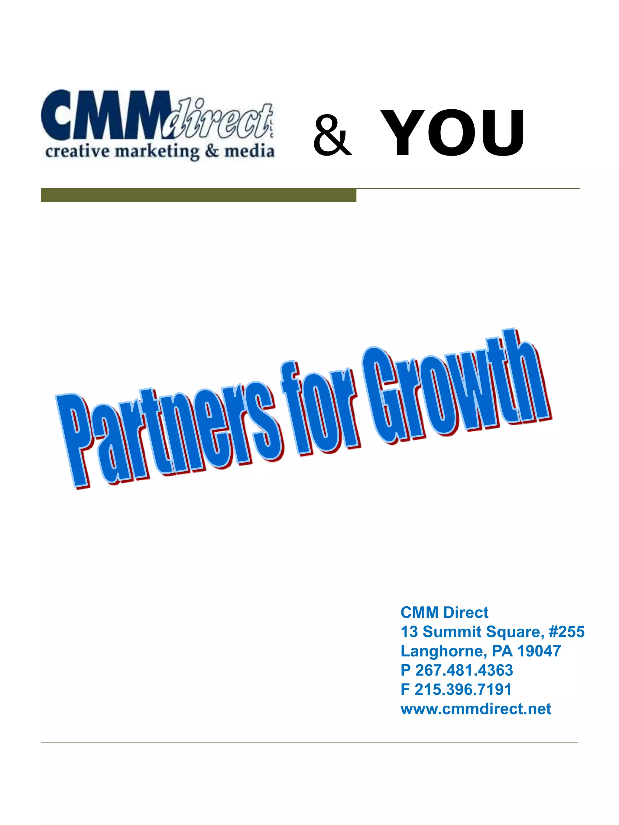 Cmm Presentation | PPTX