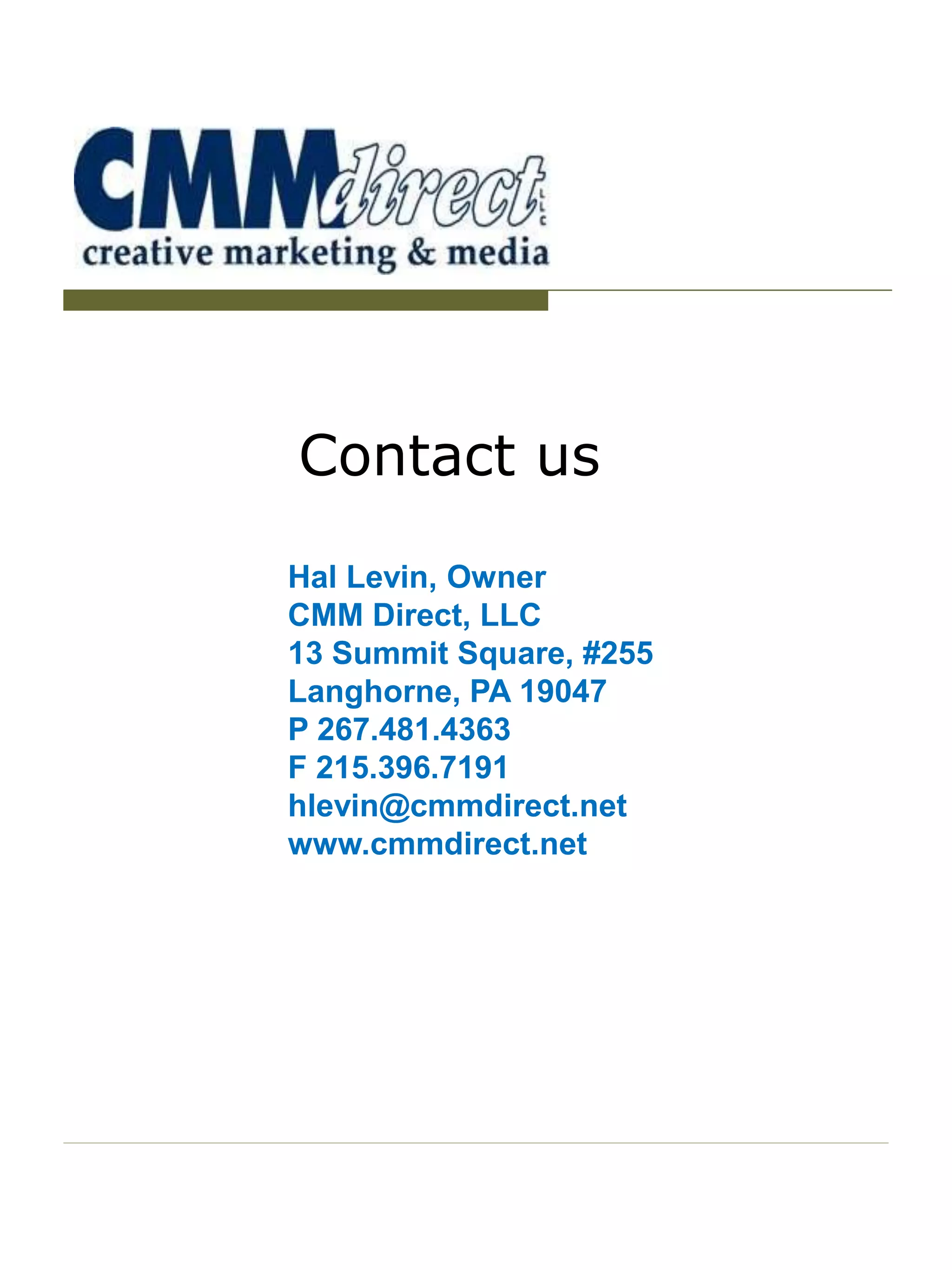 Cmm Presentation Pptx