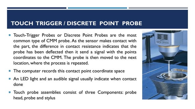 CMM Probe | PDF | Cameras and Camcorders | Consumer Electronics