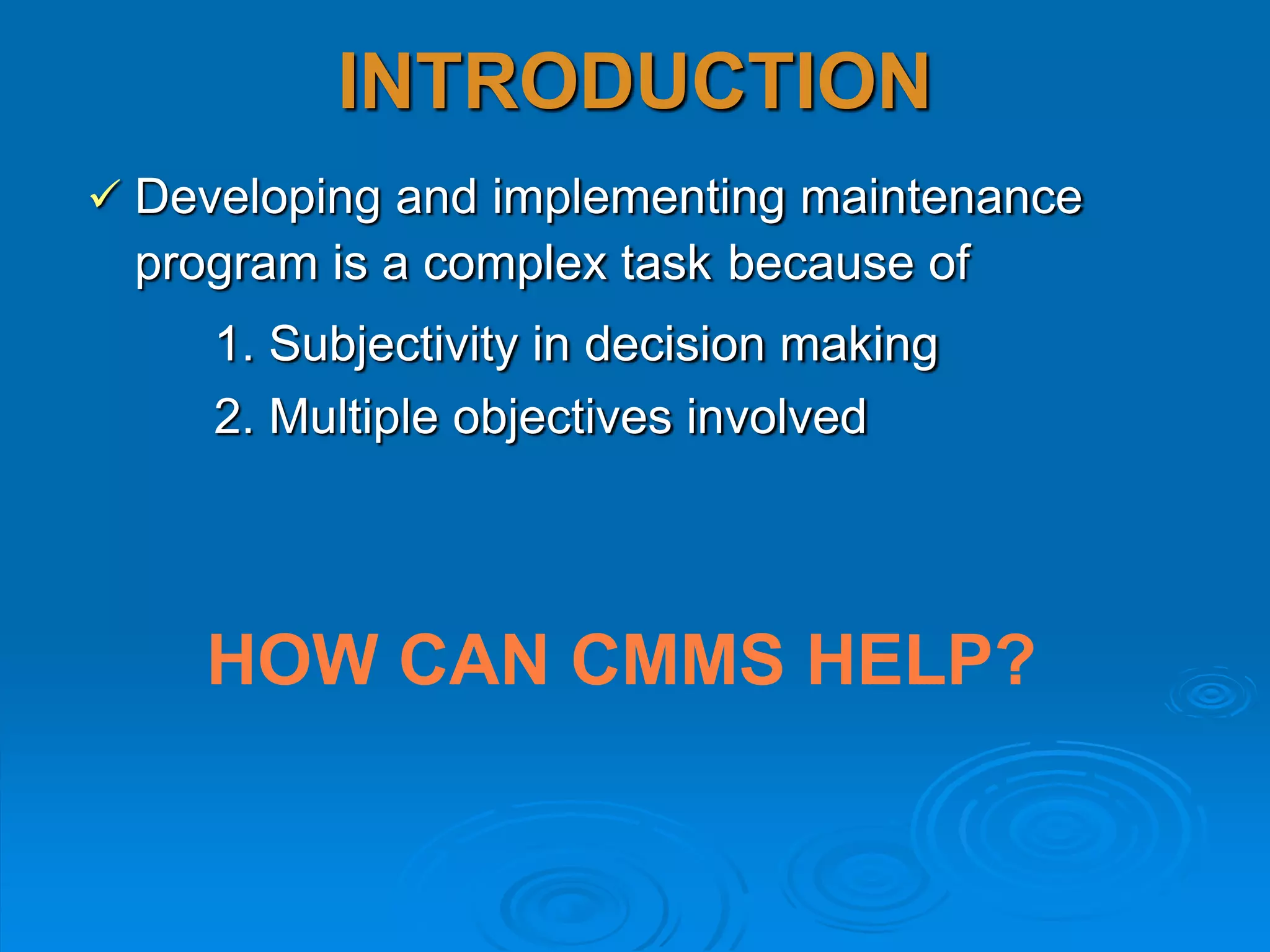 Cmms | PPT
