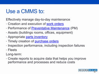 8 Steps to Successful CMMS Implementation | PPTX