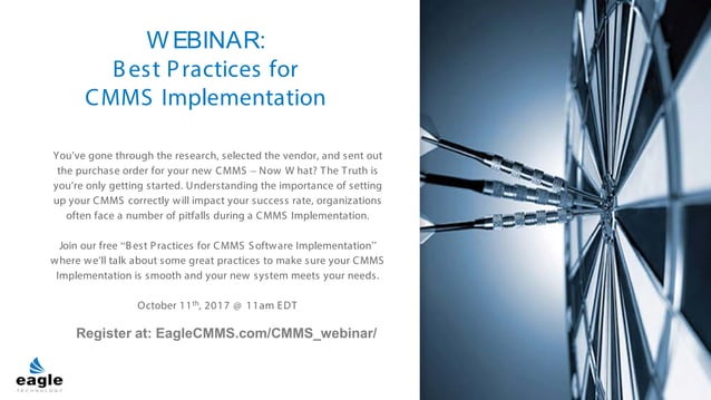 CMMS Webinar: CMMS Implementation Best Practices | PDF