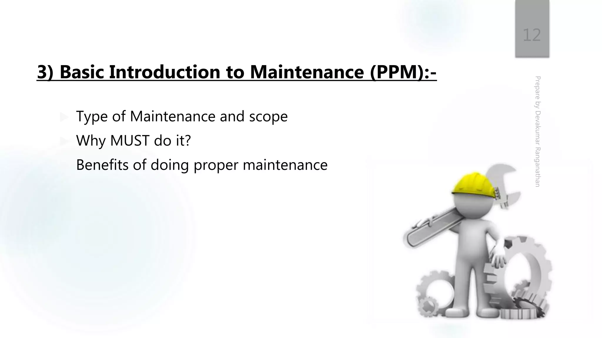 Cmms work order and ppm training slides. | PPTX