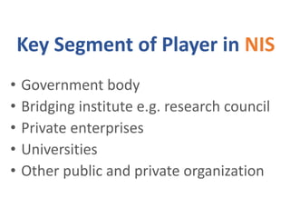 National Innovation Systems | PPTX