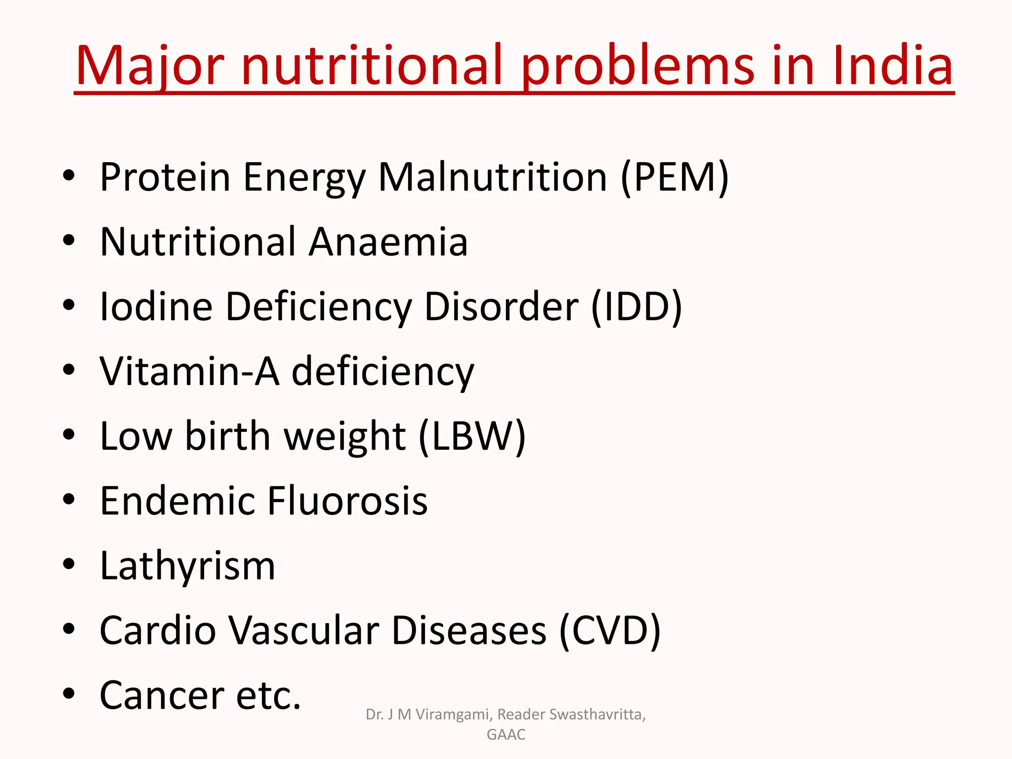 Community Nutritional Programmes in India | PPTX