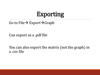 Basics Gephi Tutorial | PPT