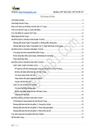 Cẩm nang luyện thi b1,b2.theo định dạng vstep.version 4.0 | PDF