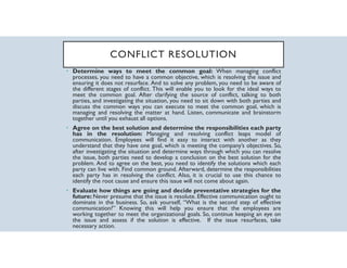 Conflict management | PDF