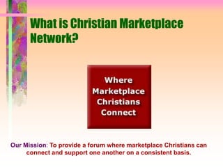 Christian Marketplace Network - Pittsburgh | PPTX