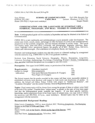 Communication and the languages of everyday life - symbolic, imaginary ...