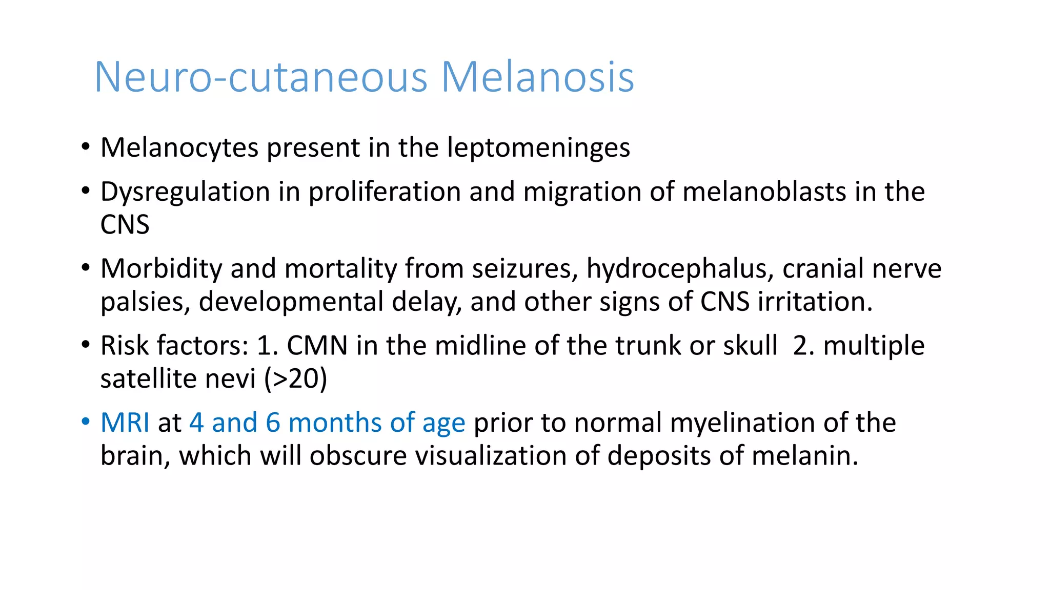 Congenital Melanocytic Nevi + Tissue Expander | PPTX