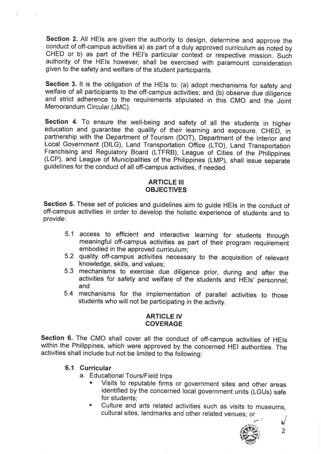 Cmo 63-s-2017 | PDF
