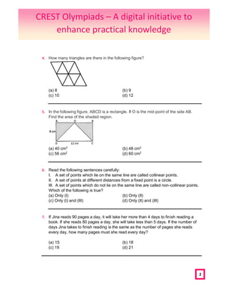 Cmo sample-papers-for-class-5 | PDF