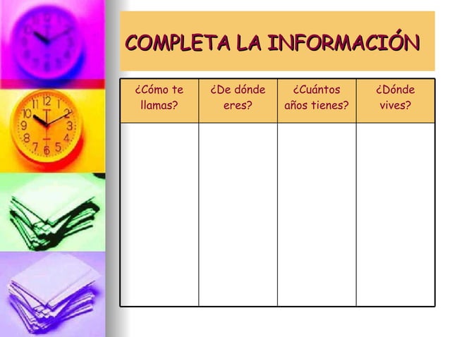 ¿Cómo te llamas? | PPT