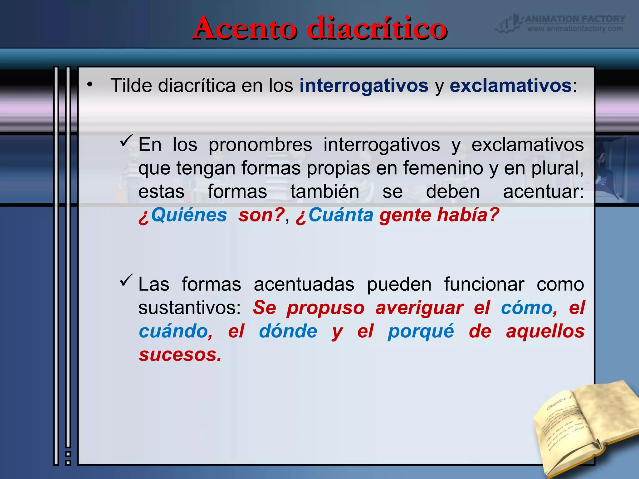 Cómo acentuar en español | PPT