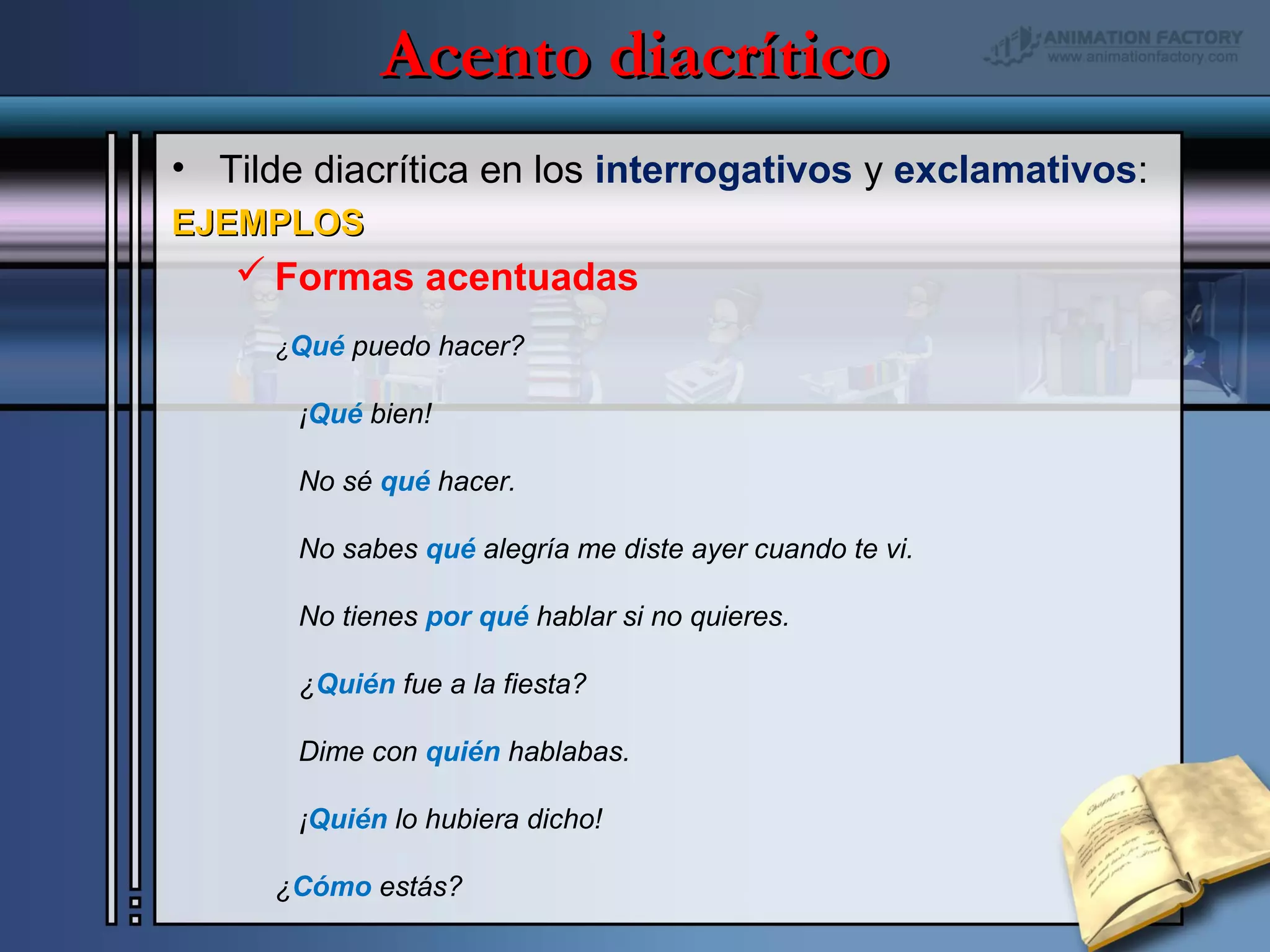 Cómo acentuar en español | PPT