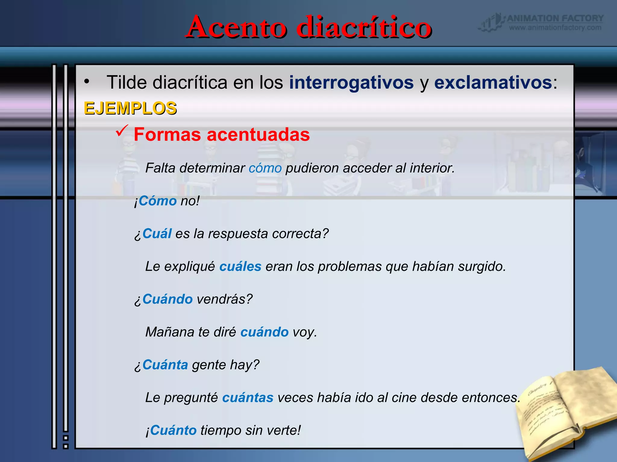 Cómo acentuar en español | PPT