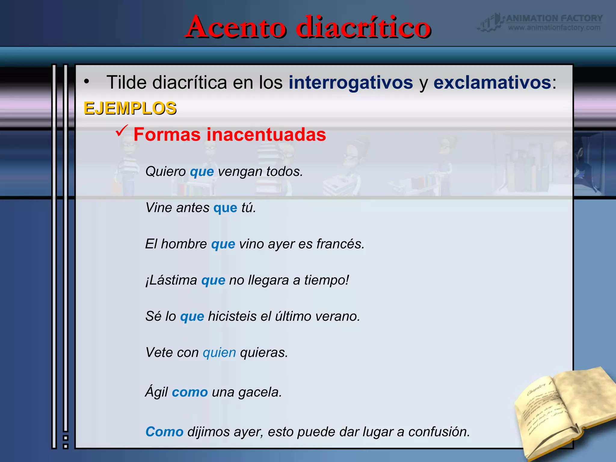 Cómo acentuar en español | PPT