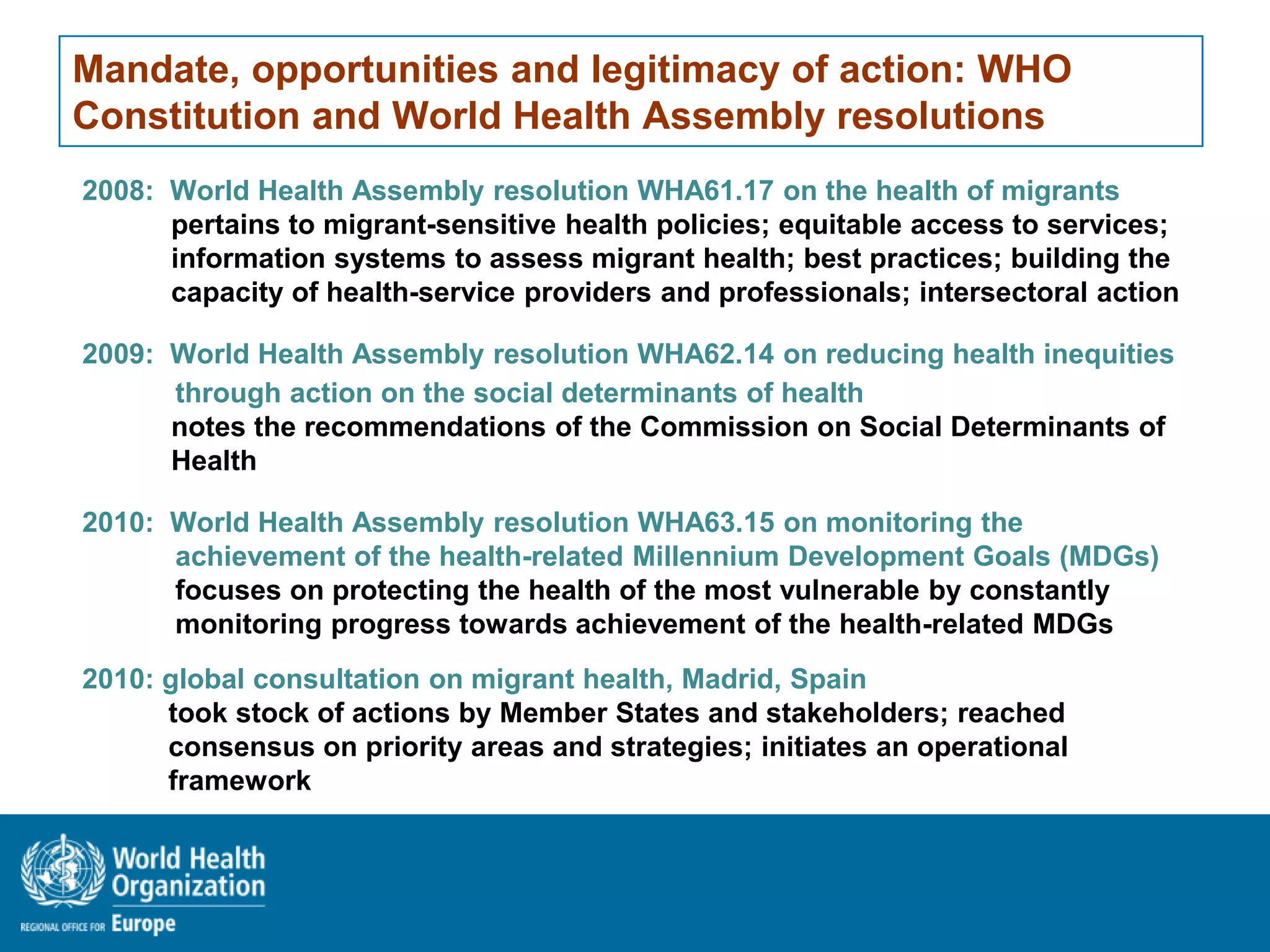 Emerging and re-emerging infectious diseases: a key issue of governance ...