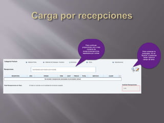 Recepción de facturas | PPT